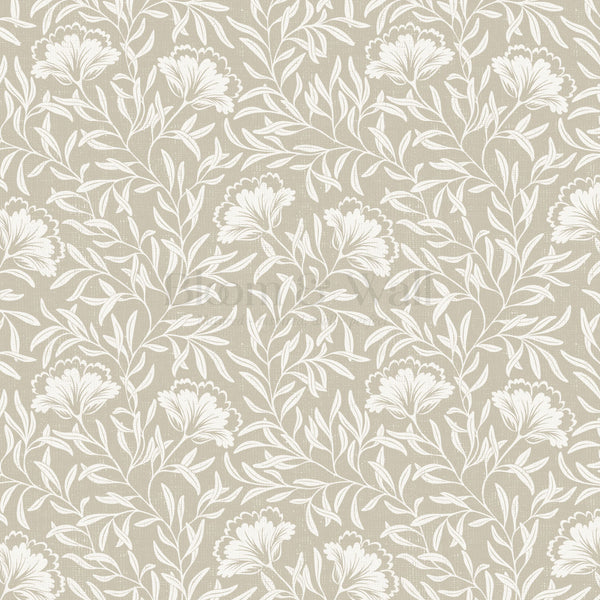 Emerson Bloom Vines Neutral Beige Wallpaper – Bloom & Wall
