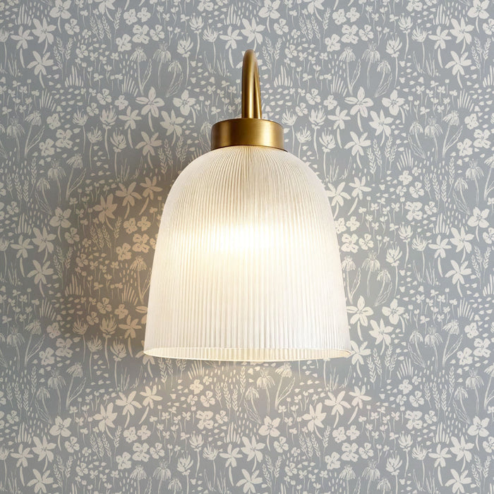 Londyn Floating Meadows French Blue Wallpaper – Bloom & Wall