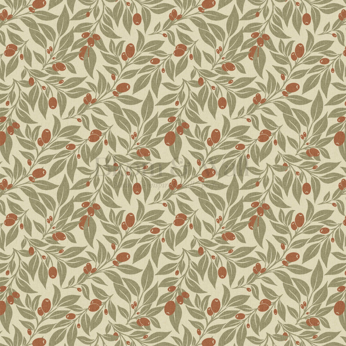 Oliva Vines Rust Wallpaper – Bloom & Wall