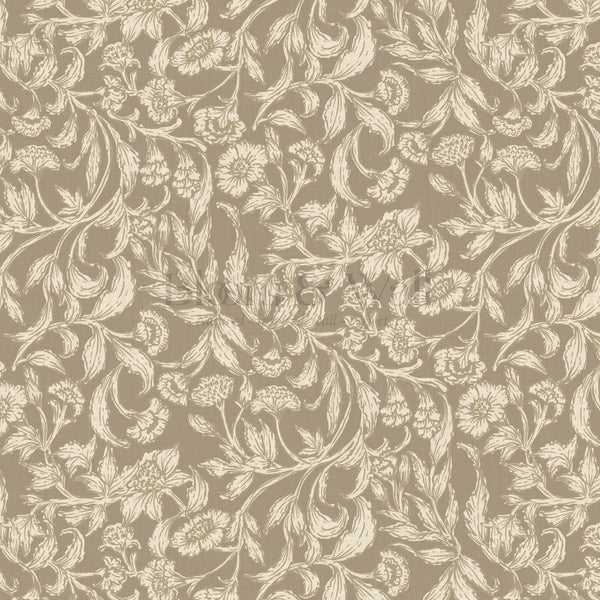 Solange Floral Vines Nordic Gray Wallpaper – Bloom & Wall